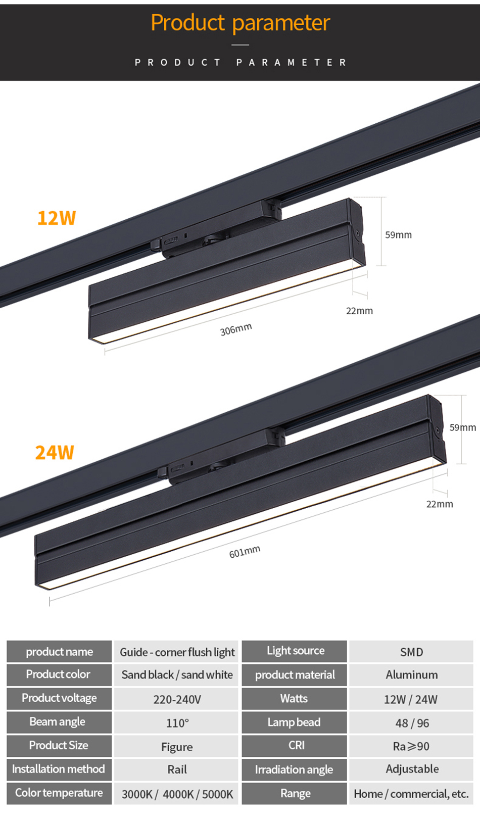 modern aluminum led linear track lights – DOBEST BRIGHT – Chinese LED ...