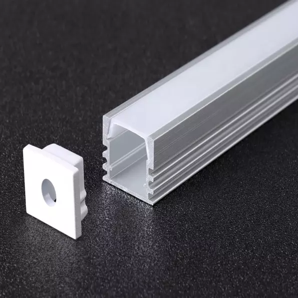 Aluminium Led Profile Suspended Installation With Round Diffused Cover ...