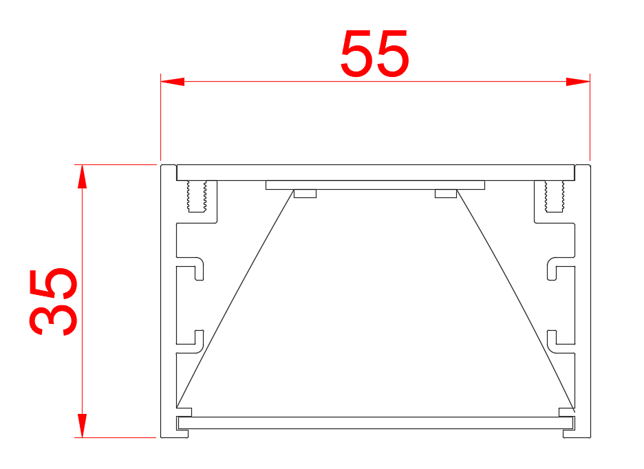 LED Hexagon Linear Light 5535B – DOBEST BRIGHT – Chinese LED Light Factory