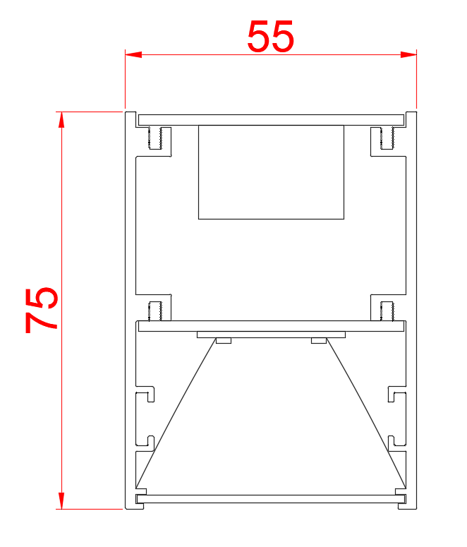 LED Hexagon Linear Light DB-5575A – DOBEST BRIGHT – Chinese LED Light ...