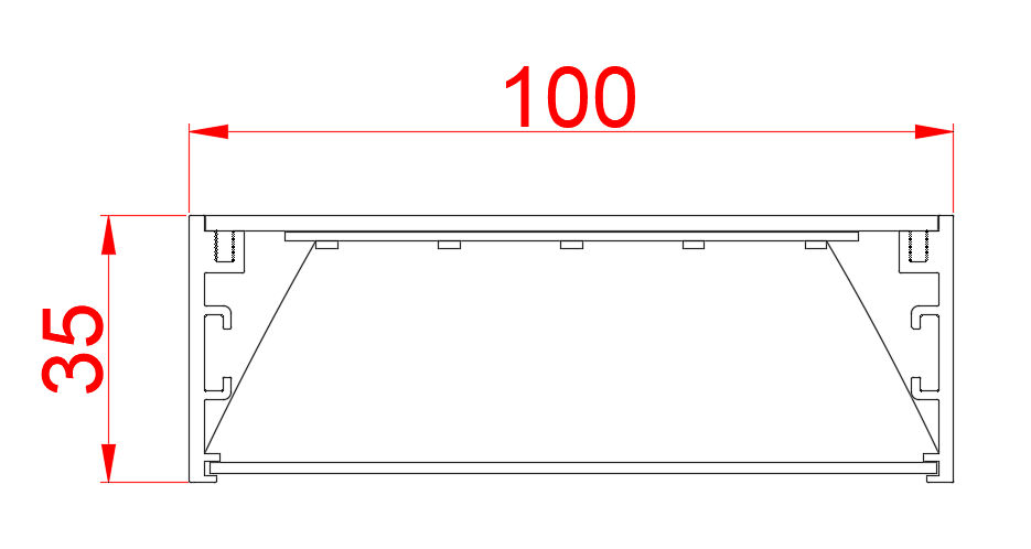 LED Square Linear Light DB-10035 – DOBEST BRIGHT – Chinese LED Light ...