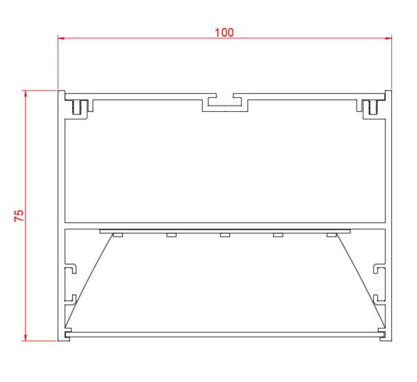 LED Square Linear Light DB-10075 – DOBEST BRIGHT – Chinese LED Light ...